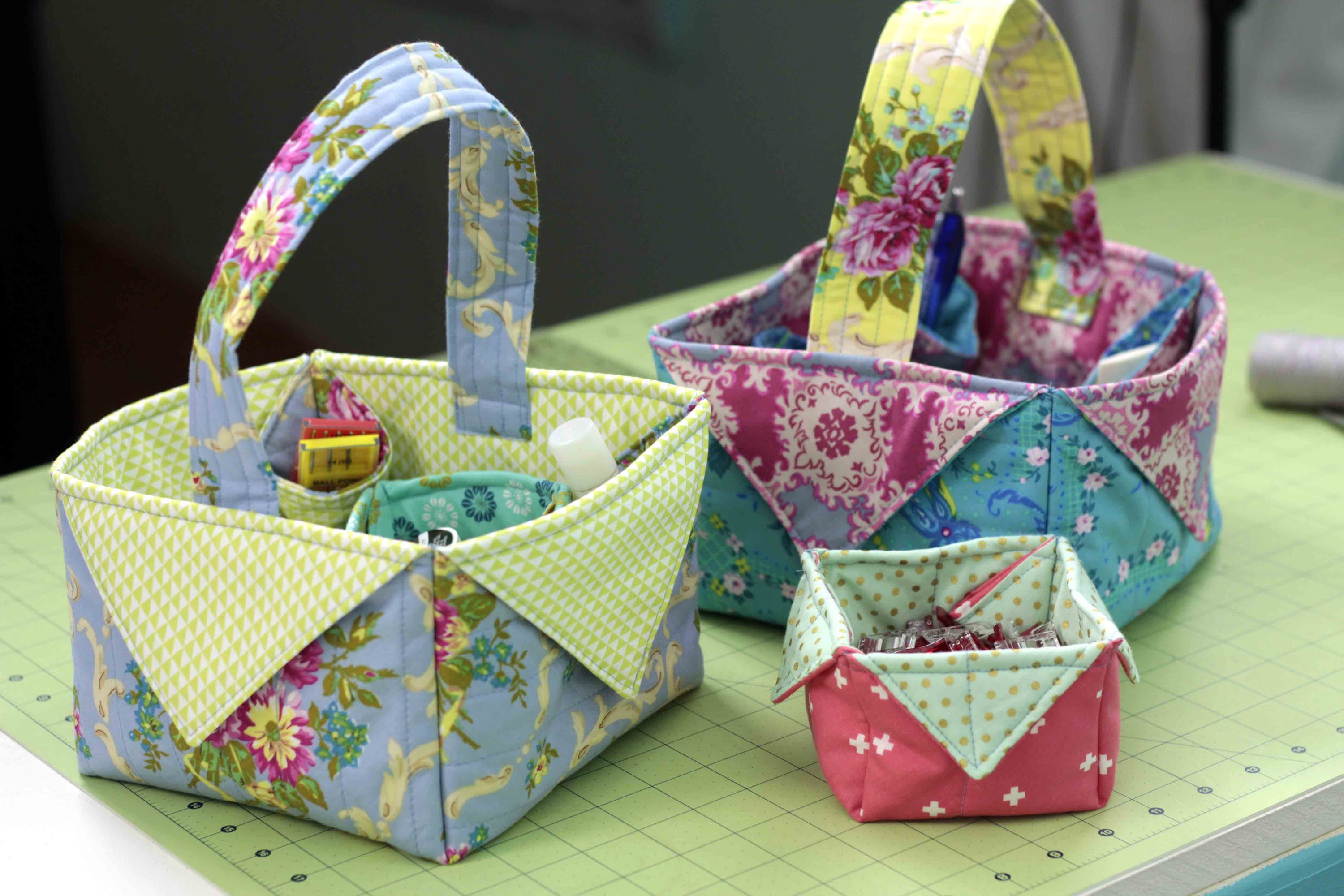 Fabric Box Basket DIY Sewing Tutorial