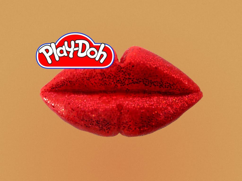 how-to-make-play-doh-red-glitter-lips-play-doh-craft-n-toys