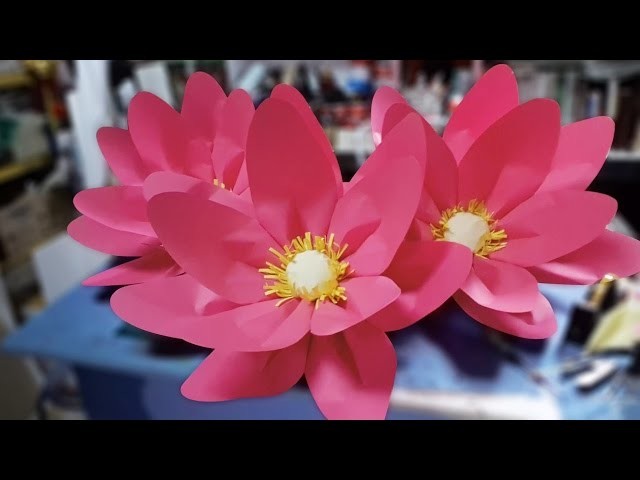 How To Make Lotus Flower Using Paper