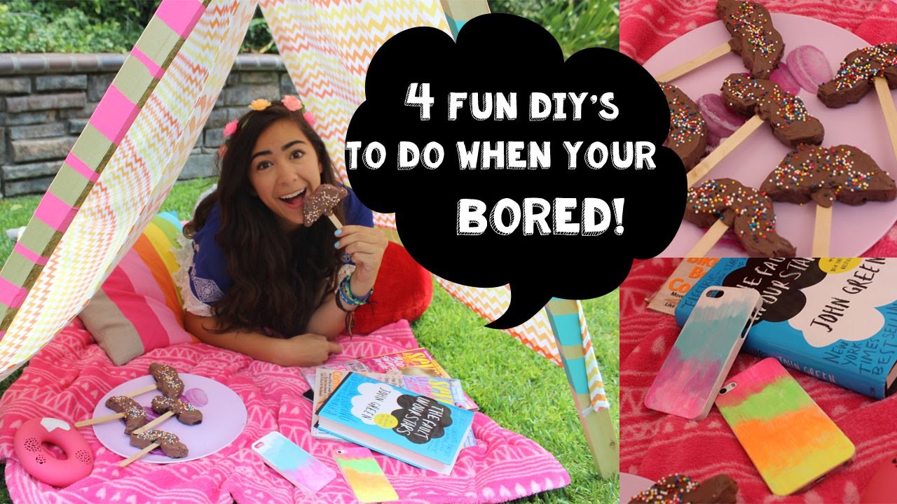 4 Fun DIYs To Do When Your Bored 