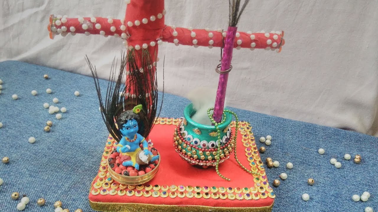 Makhan Matki For Kanha Dahi Handi How To Make Makhan Matki For Krishna Useful Creations