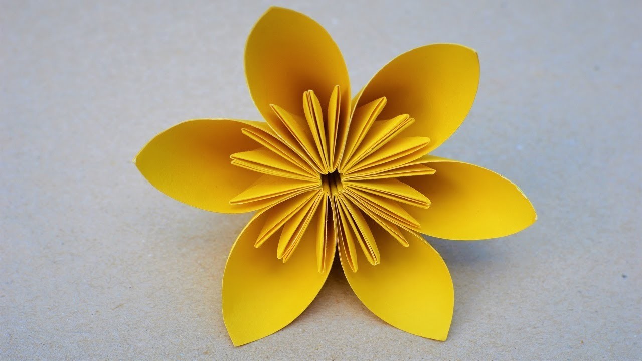How To Make A Simple Kusudama Paper Flower DIY Origami Kusudama Flower