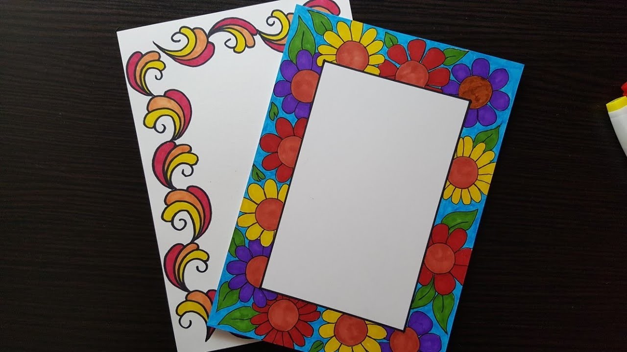 Easy Design How To Draw Simple Border Design Quick And Easy