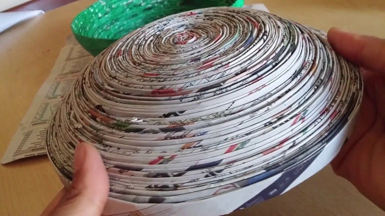 How To Make Newspaper Bowl how-to-make-newspaper-bowl