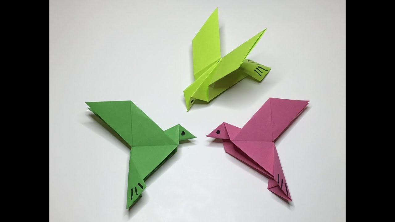 How To Make Easy Bird Origami