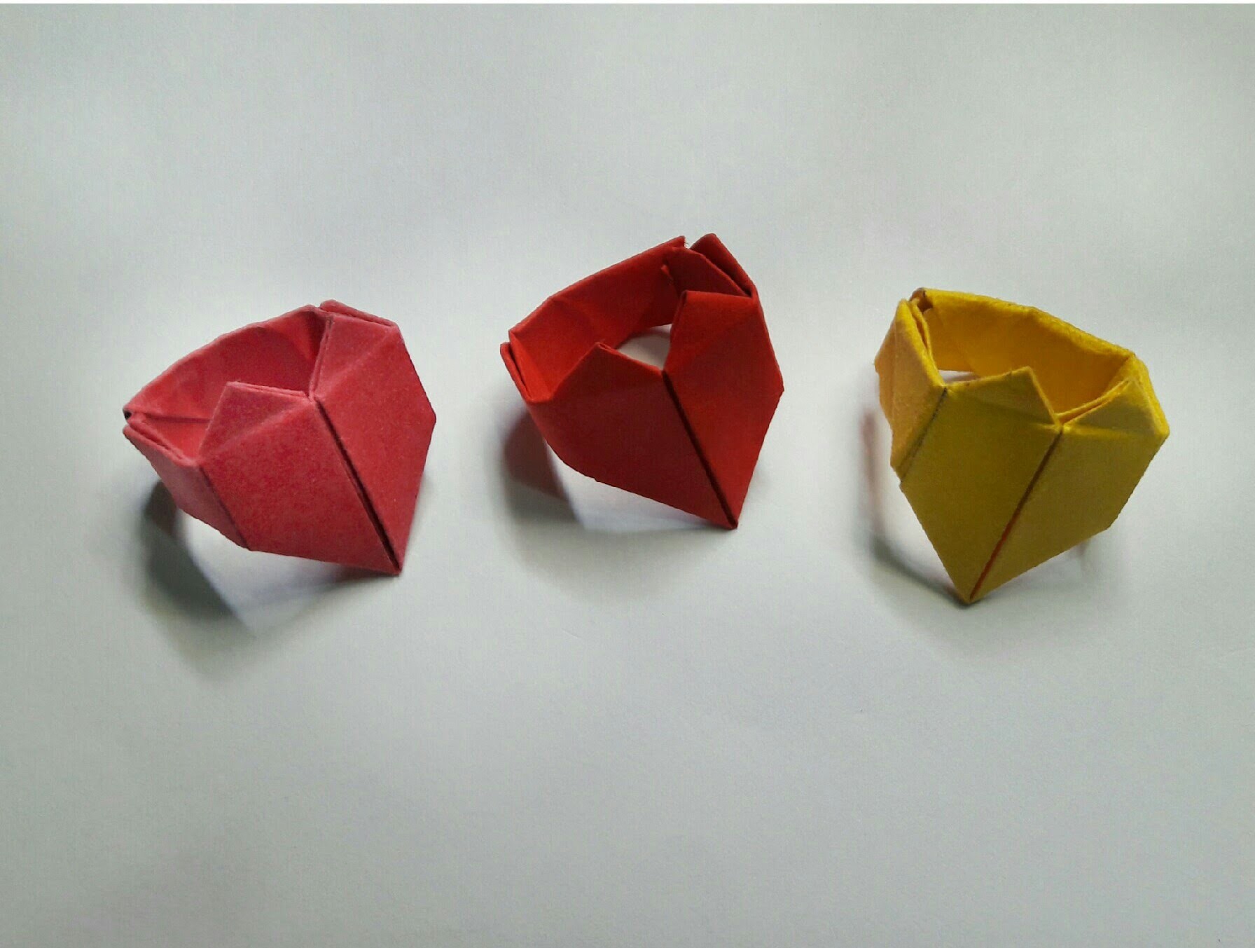 ORIGAMI HEART RING easy Best Gift To Friends Or Loved Ones