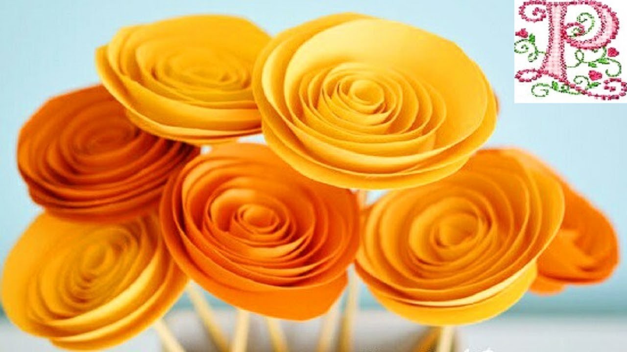 5 Minutes Craft Ideas Paper Craft Ideas Flowers Making At Home