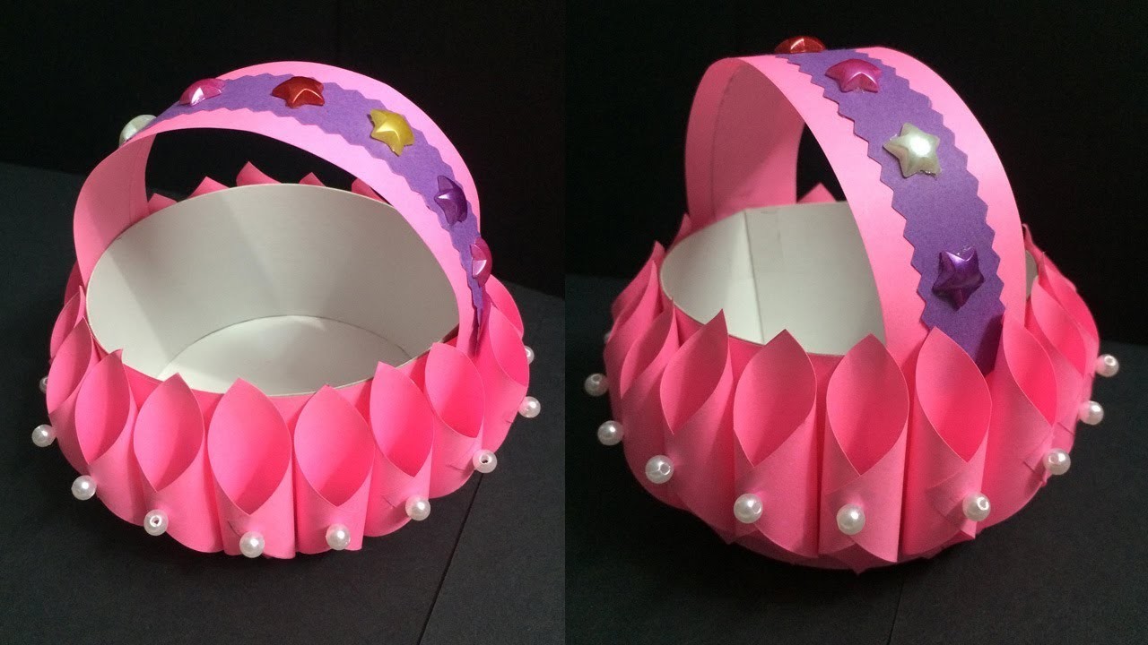 How To Make Paper Basket Making Paper Baskets Step By Step DIY Paper 