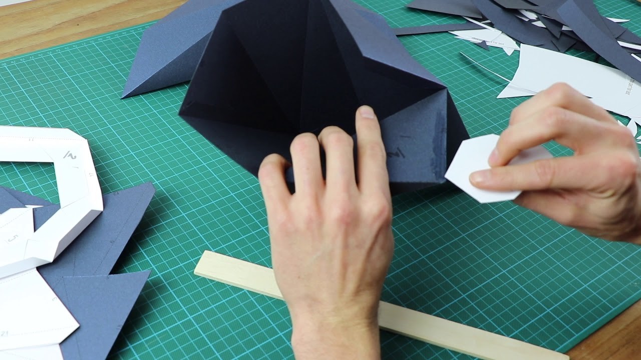 How To Make A Paper Whale Assembli Papercraft DIY