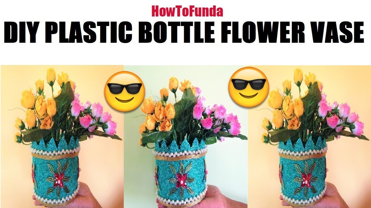 How To Make Flower Pot With Plastic Bottle Decorate With Rice best Out Of Waste West Mathi Best