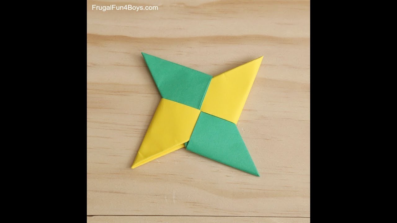 How To Make Paper Ninja Star Easy Tutorial how-to-make-paper-ninja-star-easy-tutorial