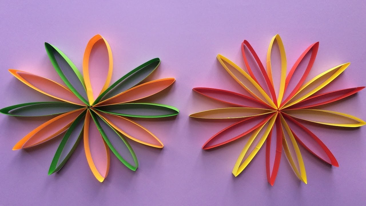 how-to-make-a-paper-simple-flower-super-easy-way-to-make-simple-flower