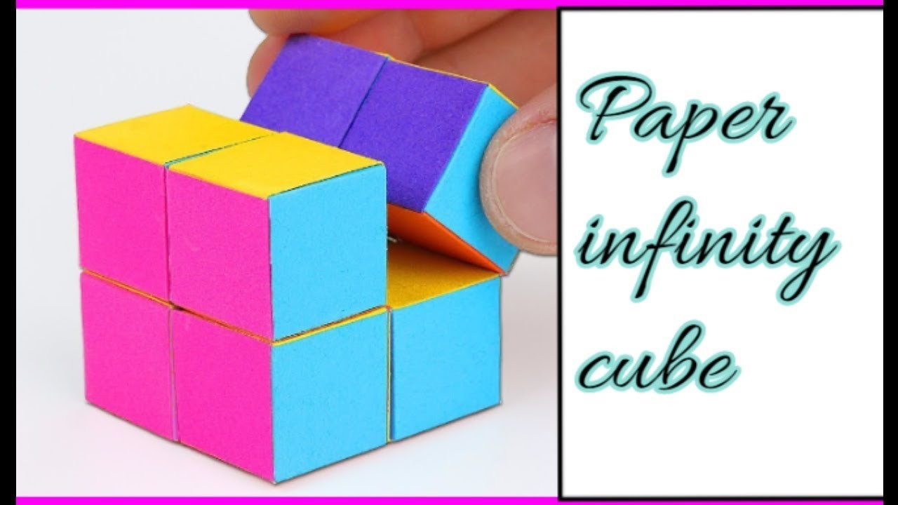 How To Make An INFINITY CUBE Origami Tutorial