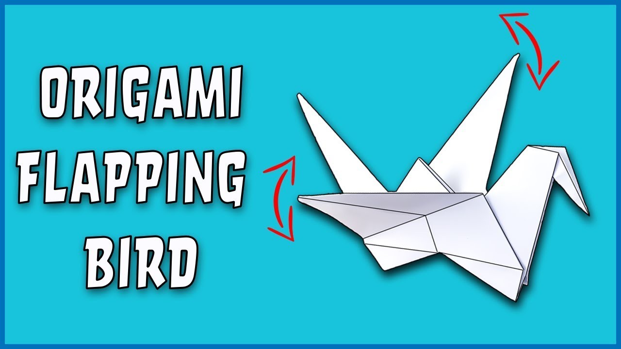 How To Make An Origami Flapping Bird EASY Step By Step 