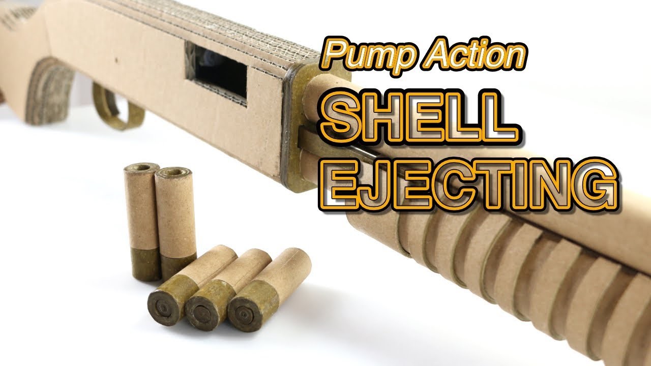 Pump To Eject How To Make DIY Cardboard Gun