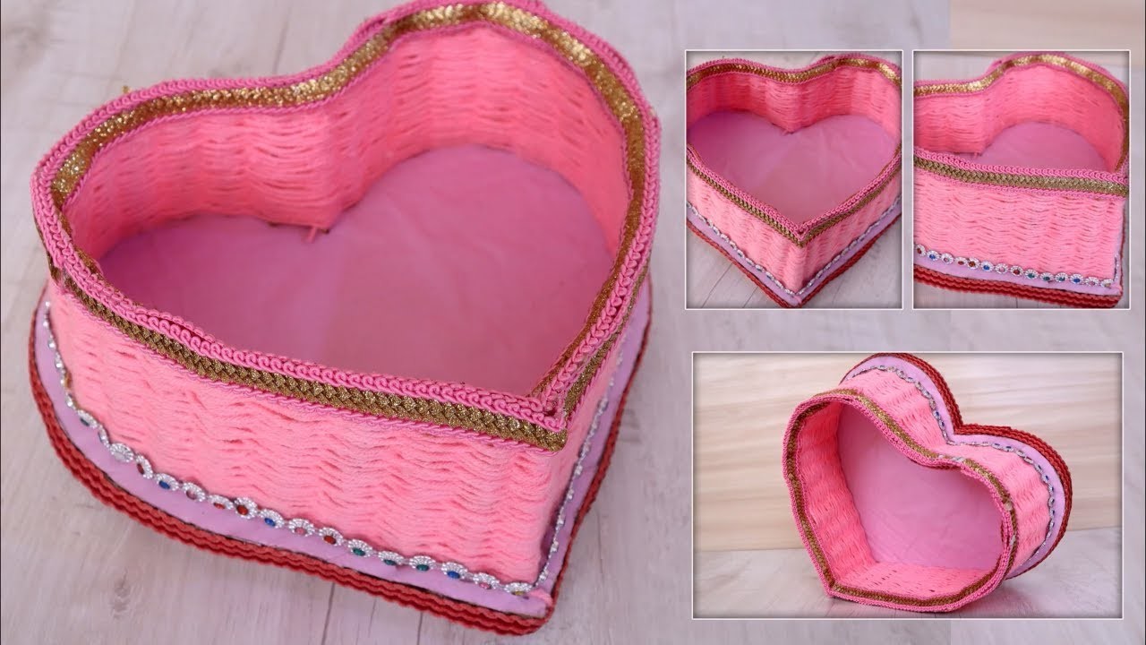 Heart Shaped Box Craft How To Make A Heart Shaped Paper Gift Box