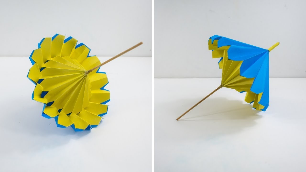 How To Make Paper Umbrella Step By Step
