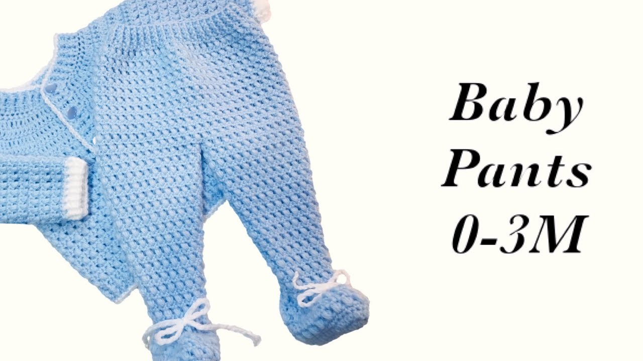 baby-boy-set-how-to-crochet-newborn-bean-stitch-baby-pants-with-feet-0-6m-crochet-for-baby-172