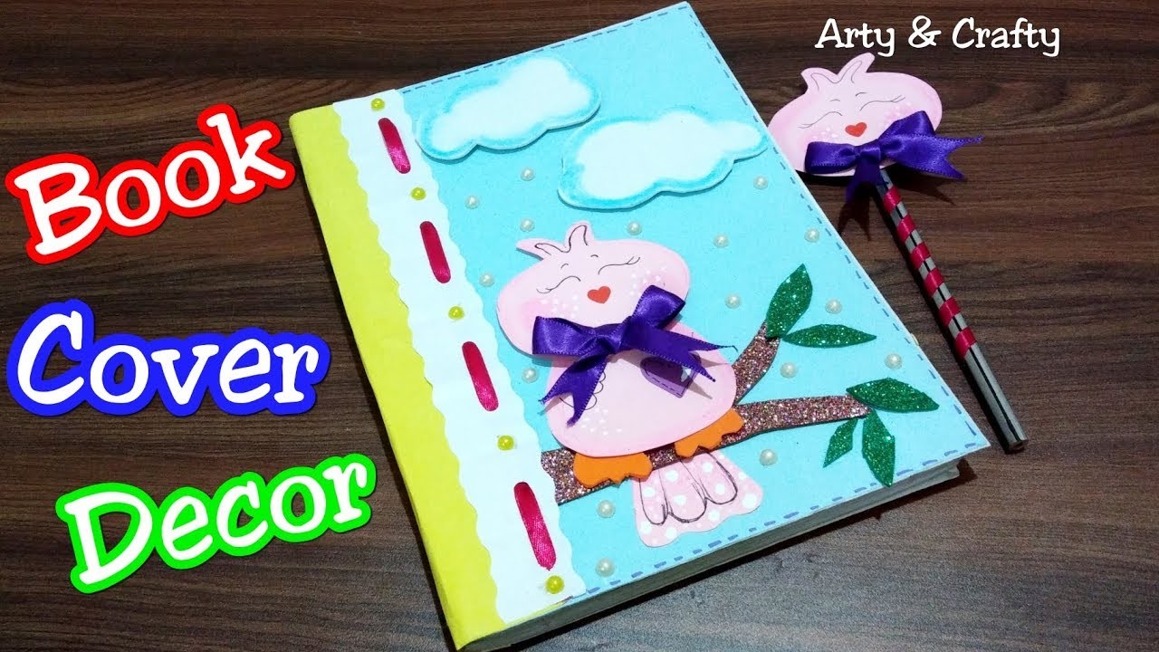 DIY Bookcover Decoration Notebook Cover Design Decorate Notebook 