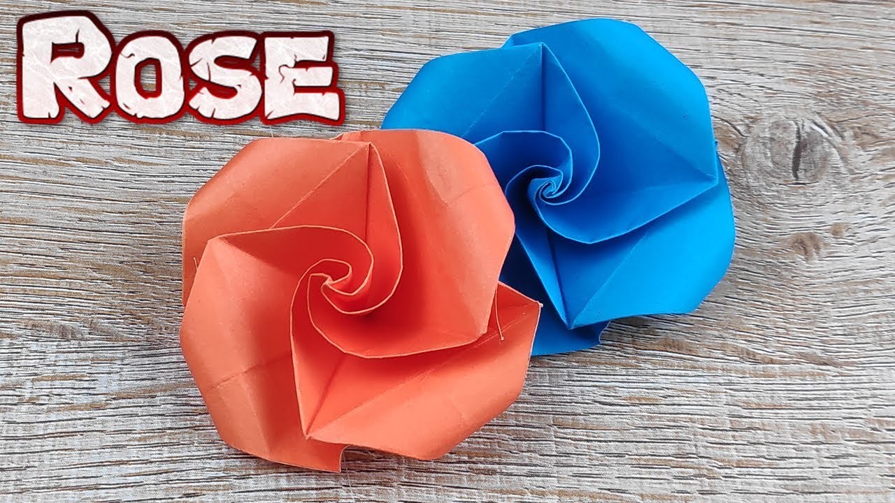 DIY Easy Paper Rose How To Make A Simple Paper Rose Tutorial 