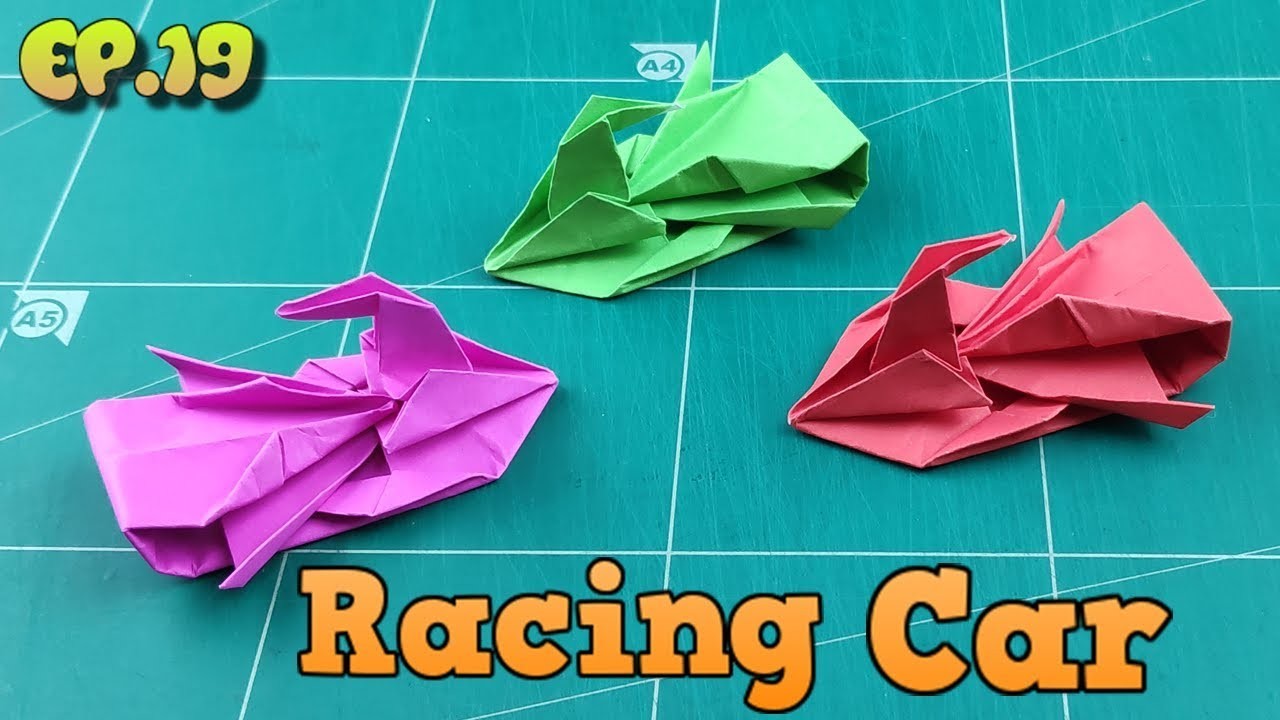 How To Make A Rhino Car Paper Model Origami Car Way DIY Paper Crafts 