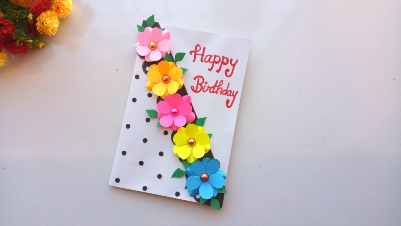 Beautiful Handmade Birthday Card Idea DIY GREETING Cards For Birthday
