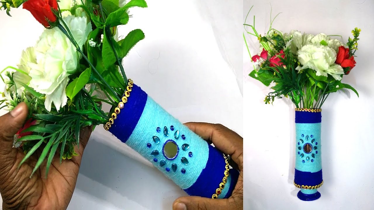 Best Out Of Waste Plastic Bottle Reuse Idea DIY Flower Vase best-out-of-waste-plastic-bottle-reuse-idea-diy-flower-vase
