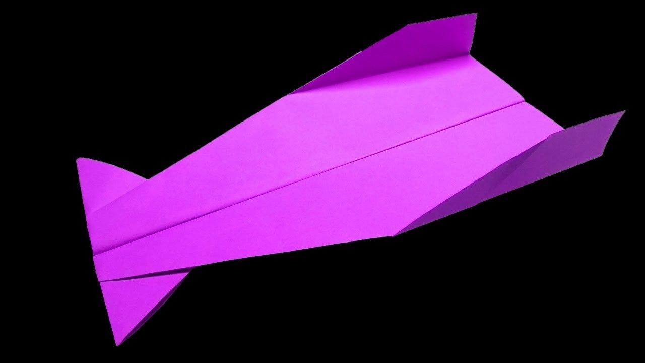 How To Make A Paper Airplane That Flies Far And Fast Easy