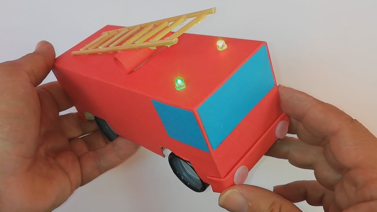 How To Make A Truck From Cardboard Fire Truck How To Make A Truck From Cardboard Fire Truck