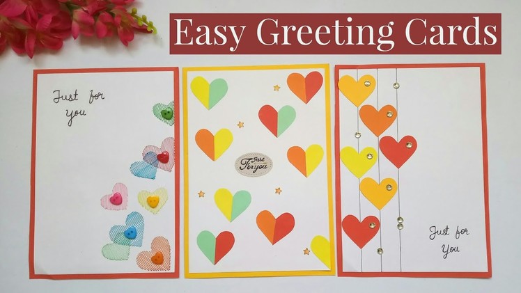 3 Easy Card Making Ideas For Mothers Day Easy Cute Greeting Cards Noreva Projects