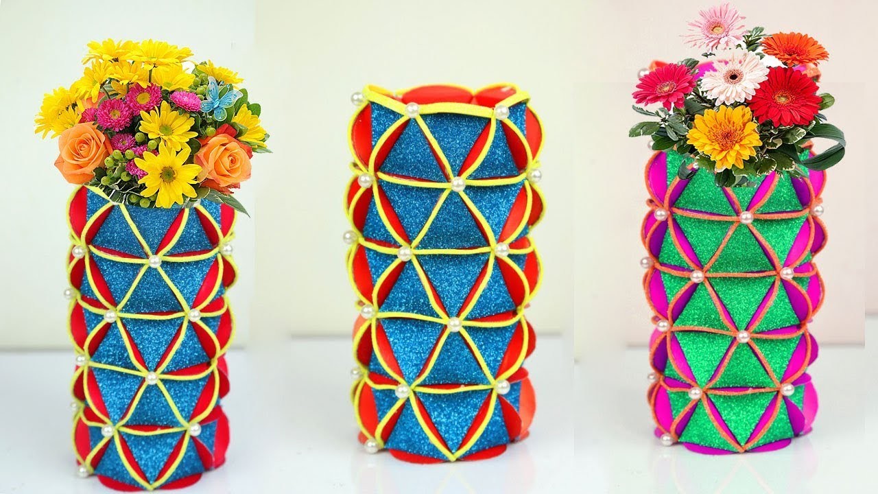 simple-paper-craft-flower-vase-how-to-make-flower-vase-with-paper-step