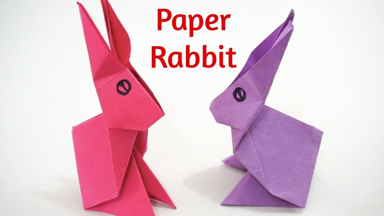How To Make A Paper Rabbit Step By Step