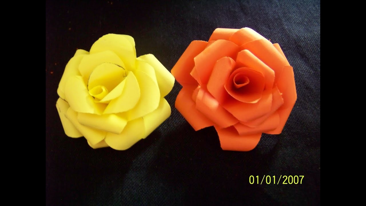 How To Make A Realistic And Easy Paper Roses complete Tutorial alsa 