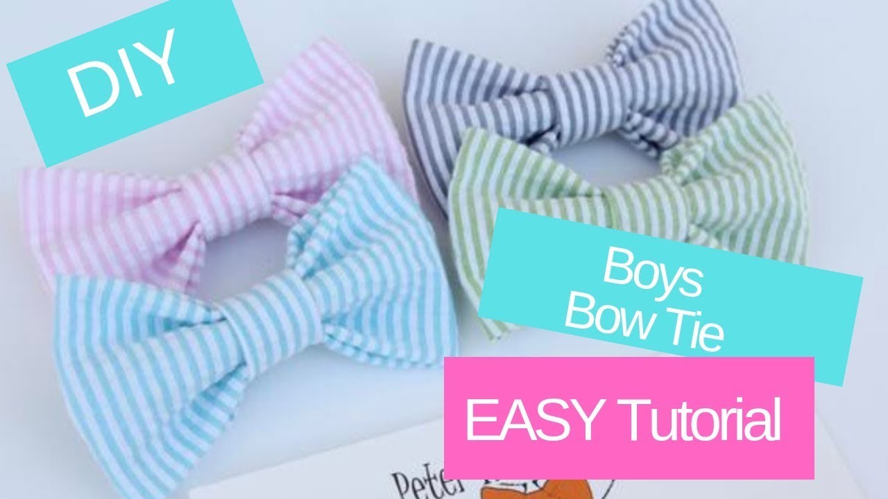 How To Make A Bow Tie, How To Make A Boys Bow Tie, DIY Boys Clip on Bow Tie How To Make A Bow Tie, How To Make A Boys Bow Tie, DIY Boys Clip on Bow Tie