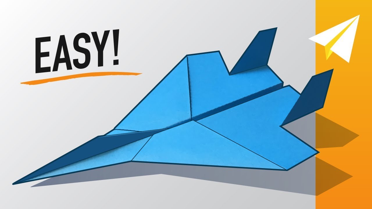 EASY F 15 Paper Airplane How To Make An Amazing Paper Jet Designed By 