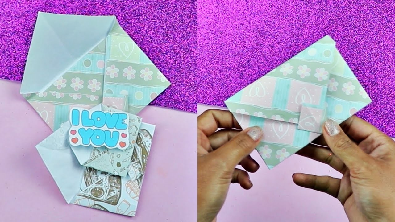 How To Make An Easy Origami Letter DIY Origami Paper Craft Idea