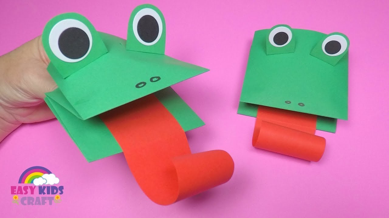 How To Make A Paper Frog Puppet
