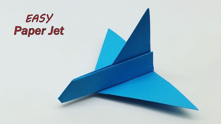 How To Make A Easy Paper Jet Airplane Cool Paper Jet Plane
