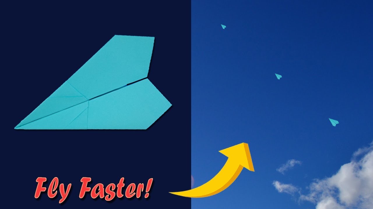 how-to-make-a-paper-airplane-fly-faster-easiest-paper-plane