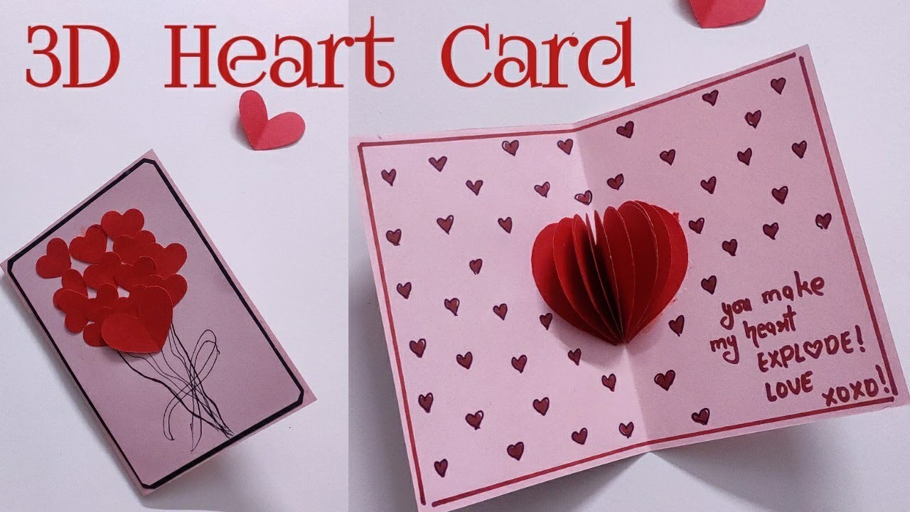  How To Make A 3D Heart Card 