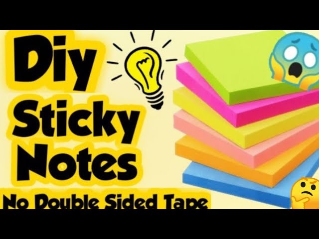 how-to-make-sticky-notepad-diy-sticky-notes-without-double-sided-tape
