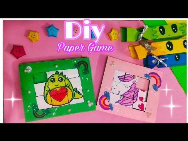 Diy Paper Game Ll How To Make Puzzle Game Ll Tutorial