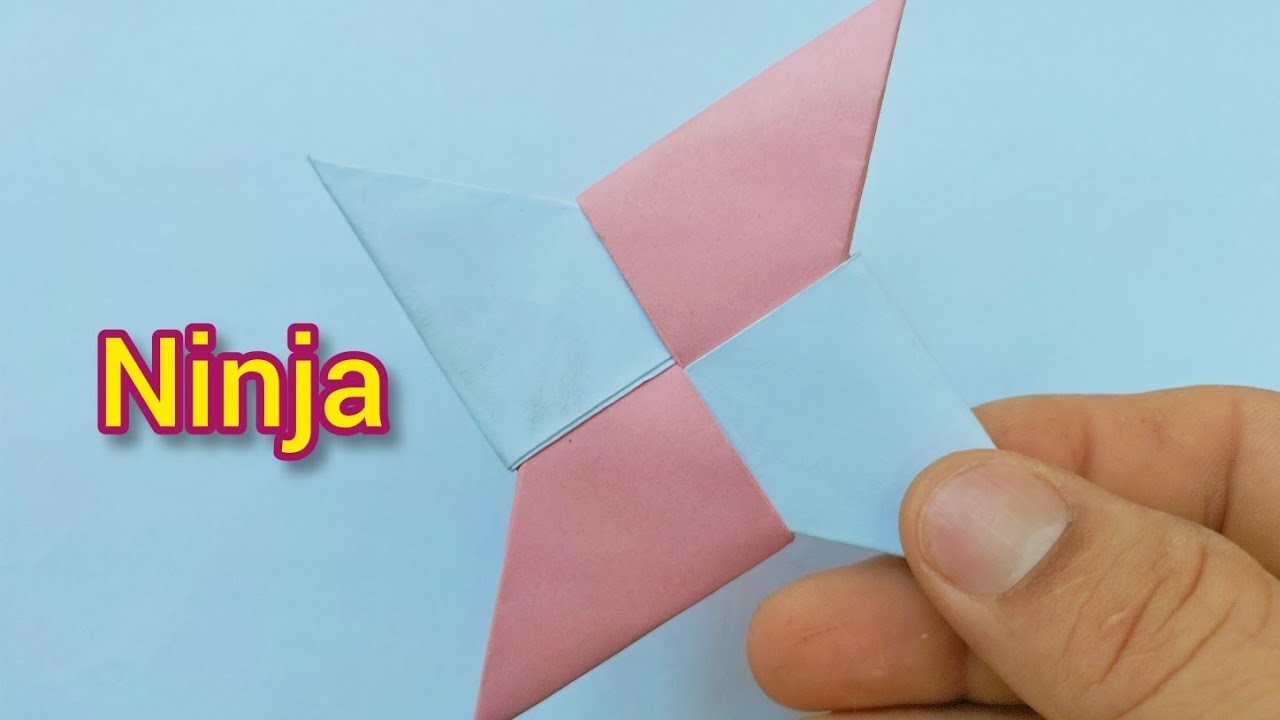 How To Make A Ninja Star With Paper Paper Ninja Origami Ninja how-to-make-a-ninja-star-with-paper-paper-ninja-origami-ninja