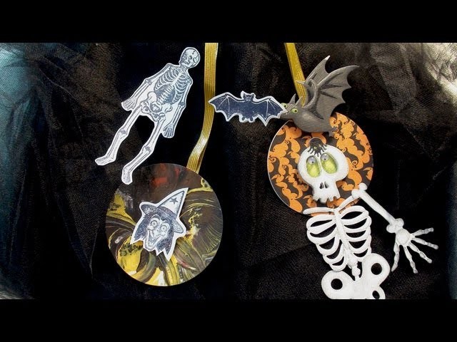 How To Make Easy Paper Halloween Ornaments how-to-make-easy-paper-halloween-ornaments