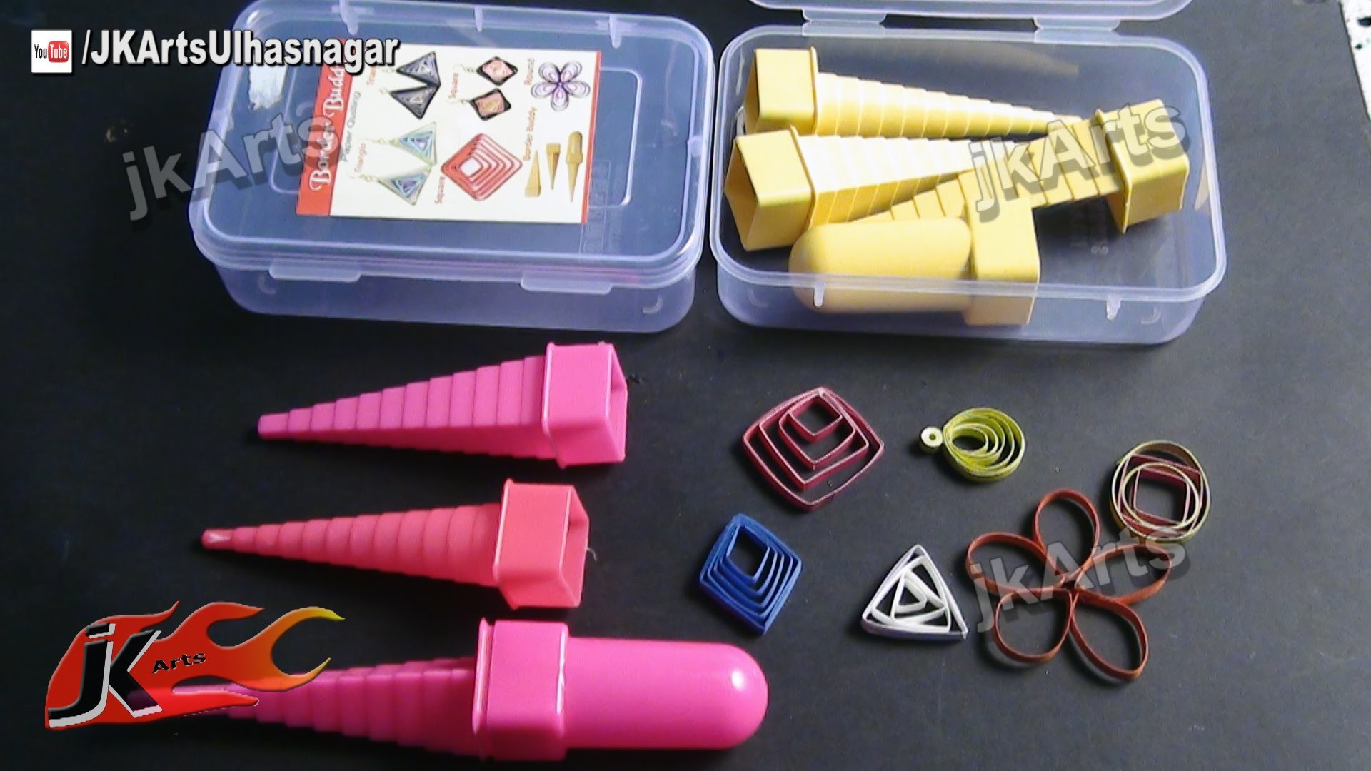 HOW TO Use Paper Quilling Tool Border Buddy JK Arts 524