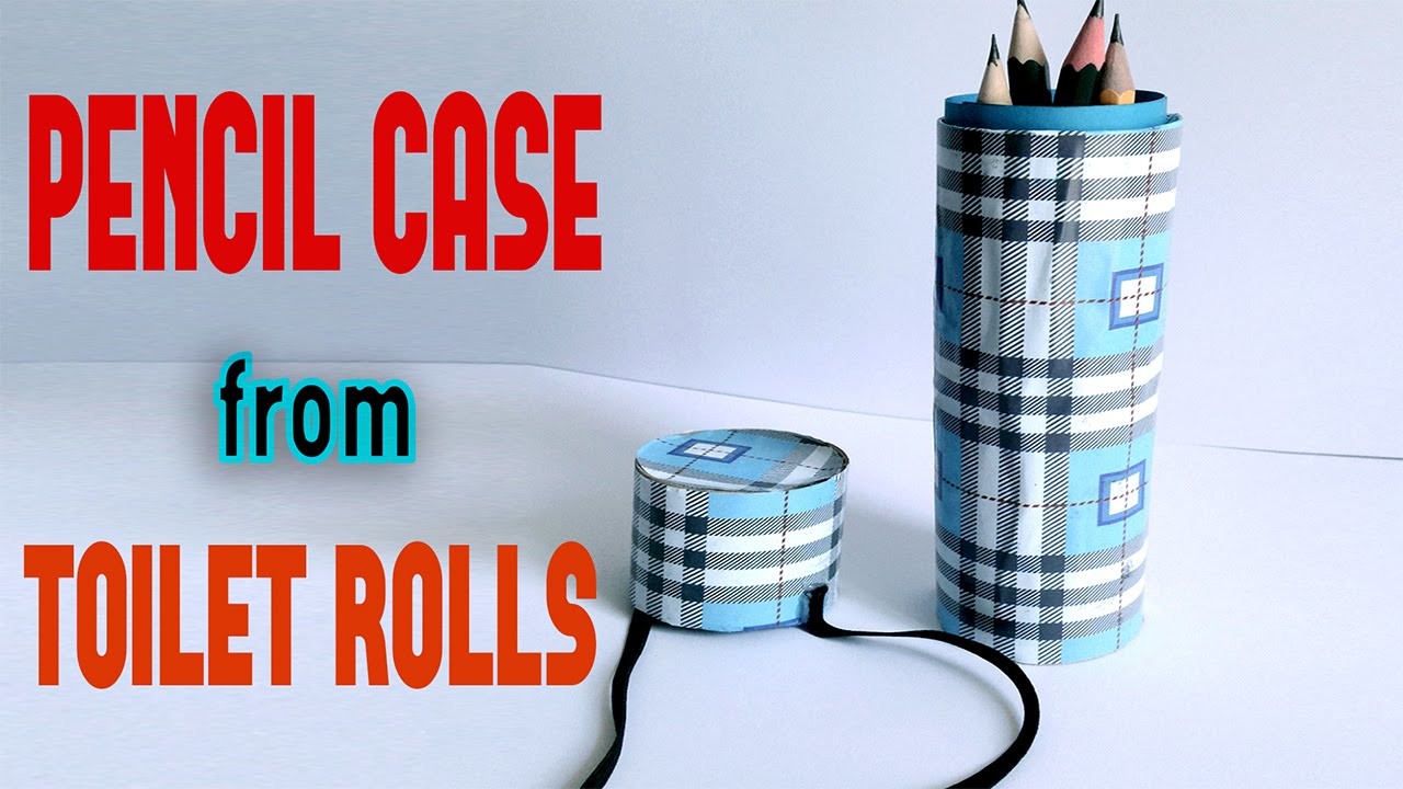 Diy Craft Pencil Holder From Toilet Rolls My Crafts And Diy Projects