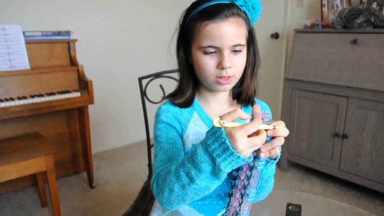 How To Make A Super Easy Haedband With 1 Loom part2 