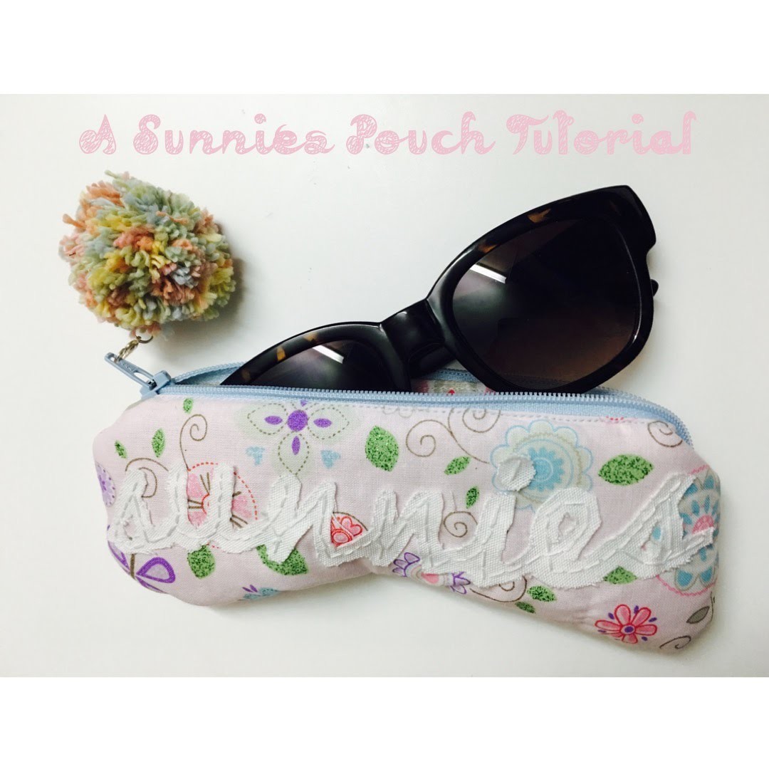 Diy Sunglasses Pouch Tutorial