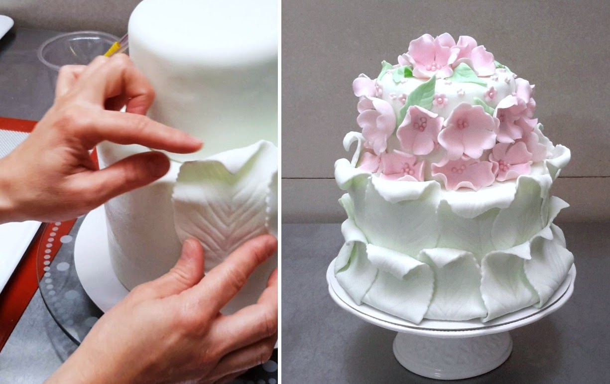 Simple Fondant Cake Decorating Tutorial By Cakesstepbystep