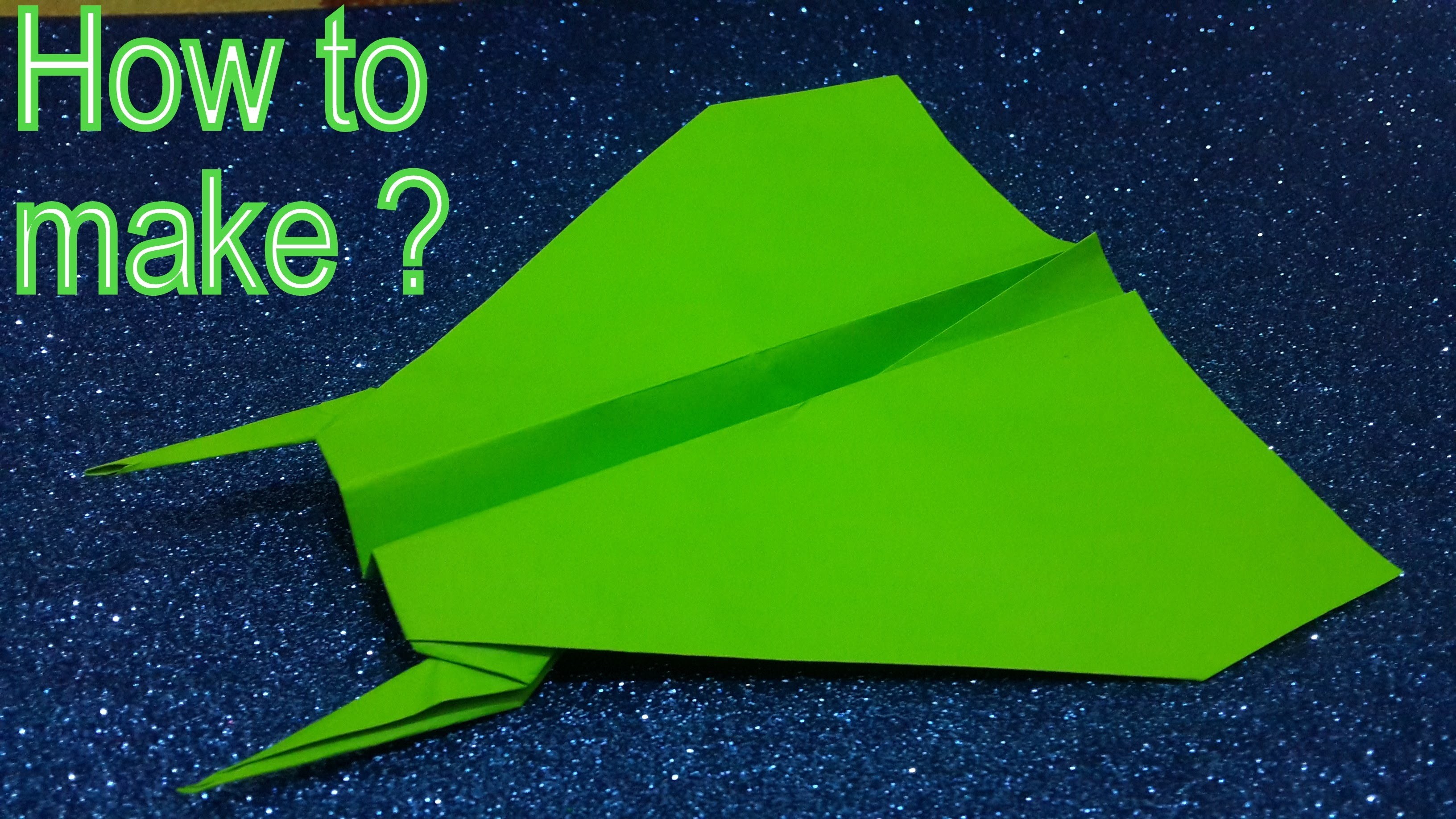How To Make A Paper Batman Airplane